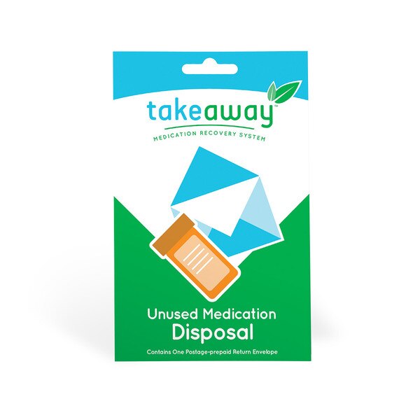 TakeAway Medication Recovery System Envelope (USPS) - Case of 12